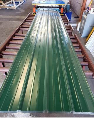 China RAL9006 0.47mmTCT Metal Wave Tiles Metal Roof And Wall Cladding Corrugated Galvanised Sheets RAL3005 for sale