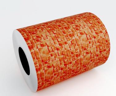 China DX51D PPGI Brick Pattern Color Coated Steel Coil For Building for sale