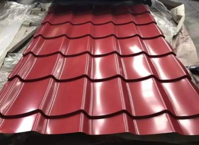 Cina RAL7024 Piastrelle metalliche rivestite a colori con texture matt trapezoidali SS80 di grado Valspar HDP pannelli ondulati per pareti metalliche AZ160 in vendita