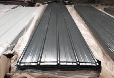 Cina RAL7024 Piastrelle metalliche rivestite a colori con texture matt trapezoidali SS80 di grado Valspar HDP pannelli ondulati per pareti metalliche AZ160 in vendita