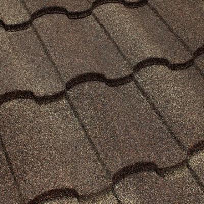 Cina 0.35mm Beige Rosso Colore Pietra Rivestito Aluzinc Metallici Piastrelle di Copertura Bond Classic Metallici in vendita