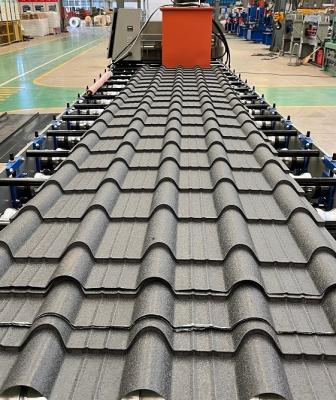 Cina RAL7024 Piastrelle metalliche rivestite a colori con texture matt trapezoidali SS80 di grado Valspar HDP pannelli ondulati per pareti metalliche AZ160 in vendita