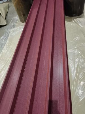 Cina Z275=G90 Super SMP 40 anni Preverniciato Galvanizzato Colore Rosso Tessuto Trapezoidale Piastra Metallica di tetto Rivestimento di parete in vendita