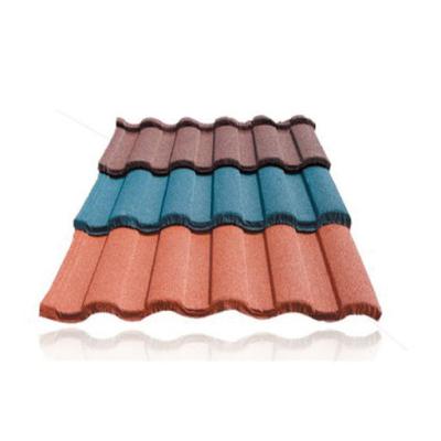 China AZ150 Roman Tile/ Classical Tile/Shingle Tile Top Roof Tile Color Stone Coated Bond Tile Metal Tile 50 Years Warranty for sale