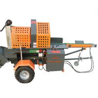 China CE Gasoline Power Type Circle Saw Firewood Processor 480mm Cutting Diameter for sale