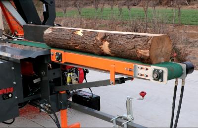 Cina Splitting wood Wounded Log Splitter 20T Processore di legna da ardere con diesel idraulico in vendita