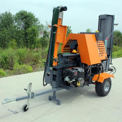 China 20 ton Houthout Log Splitting Machine Vuurhoutproces voor het splitsen van hout Wounded Te koop