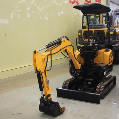 China Mini-Gräbermaschine 1 Tonne 2 Tonnen mit hochgradiger Grabkraft zu verkaufen