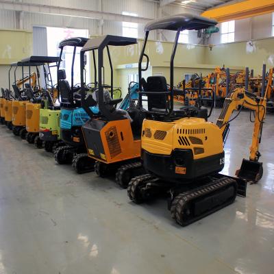 China Mini-Gräbermaschine 1 Tonne 2 Tonnen mit hochgradiger Grabkraft zu verkaufen