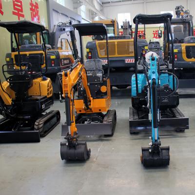 China Mini-Gräbermaschine 1 Tonne 2 Tonnen mit hochgradiger Grabkraft zu verkaufen