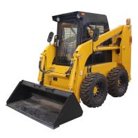 China Log Loader For Energy Mining Mini Wheel Skid Steer Tractor Front Loader Machine for sale