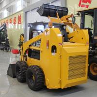China Log Loader For Energy Mining Mini Wheel Skid Steer Tractor Front Loader Machine for sale
