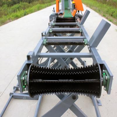 中国 ローグリフターとローグテーブルを持つ水力薪処理機 300KG容量モデル 販売のため