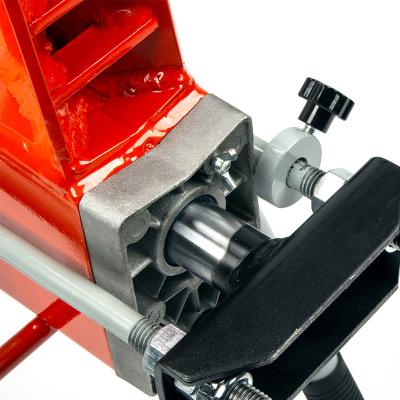 China 50 KG Benzin Hydraulischer horizontaler Holzspalter Baumstammspalter Feuer Holzprozess zu verkaufen