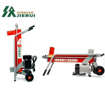 China 50 KG Benzin Hydraulischer horizontaler Holzspalter Baumstammspalter Feuer Holzprozess zu verkaufen