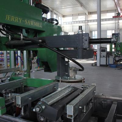 China 2024 JIERUI Gas Log Saw Mill Wood Cutting Diesel Portable Sawmill Machine with Trailer for sale