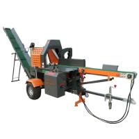 China 15HP Gasoline Engine Driven Kinetic Wood Processor For Firewood Splitting for sale