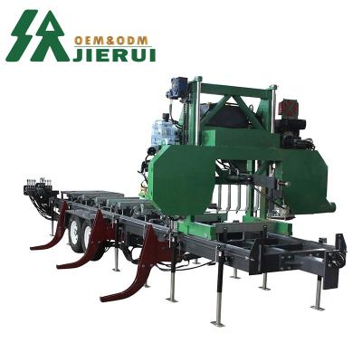 Cina 15-35kW Potenza Full Automatic Portable CNC Bandsaw Mill per la lavorazione del legno Taglio di legno in vendita