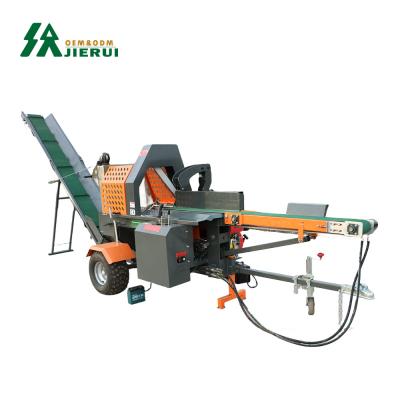 中国 18HPガソリンエンジン 4/6/8 Way 水力製の木材分割火柴加工機 販売のため