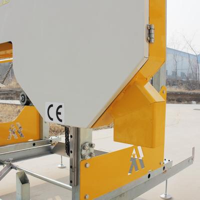 Cina 5.9*2.2*.22m Seghe a fascia di legno mini portabile macchina di taglio di legno di seconda mano per Uganda in vendita