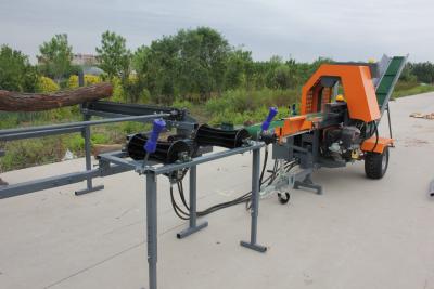 Cina Log Splitter 19 pollici 480 mm Processore di legna elettrica a benzina con pista in vendita
