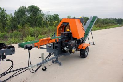 Cina 30 tonnellate di benzina da 18 CV Splitter di legno diesel per la foresta di tronchi 2300x1250x1750mm in vendita