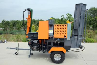 Cina 30 tonnellate di benzina da 18 CV Splitter di legno diesel per la foresta di tronchi 2300x1250x1750mm in vendita