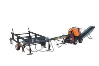China Home Firewood Processor JIERUI CE Approved Horizontal Fast Log Splitter with Chainsaw for sale