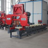 China 220V Fully Automatic Heavy Duty Electric Engine Horizontal Sawmill for sale