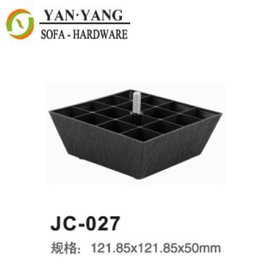 China finest sofa feet square high quality plastic sofa feet JC-027 for sale