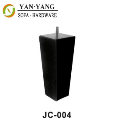 China 90mm high sofa support legs plastic black furniture sofa legs JC-004 for sale