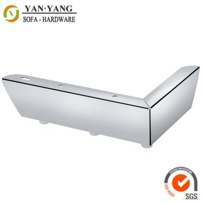 China 55mm high contemporary corner furniture legs metal sofa leg with rubber screws SL-110 for sale