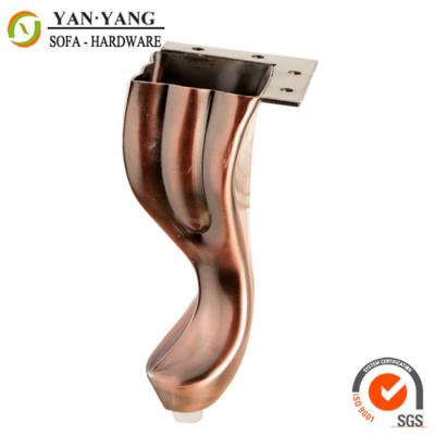 China 120mm high grade retro bronze furniture legs classic metal sofa legs SL-065 for sale