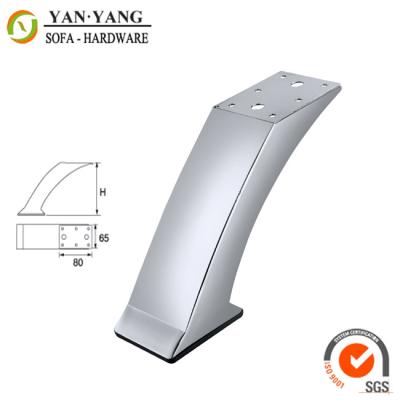 China 130mm high slanted furniture legs contemporary custom metal sofa legs SL-077 for sale