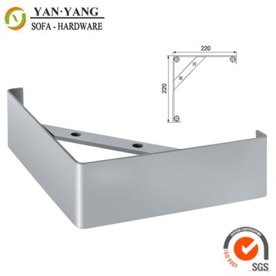 China 100mm high stainless steel modern furniture legs metal corner sofa legs SL-227 for sale