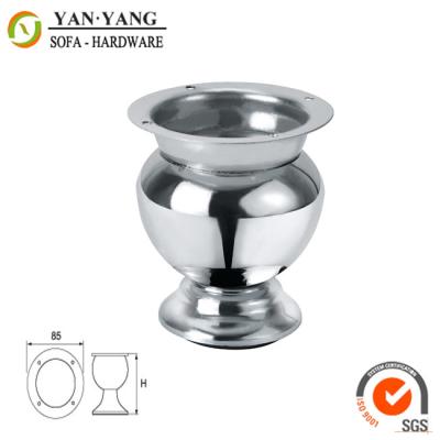 China iron sofa feet factory price round stainless steel furniture feet SL-023 for sale