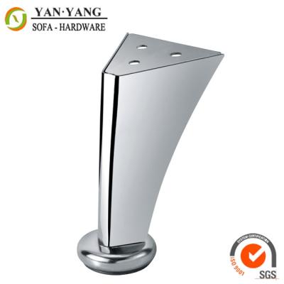 China 130mm high durable furniture legs chrome iron sofa legs SL-024 for sale