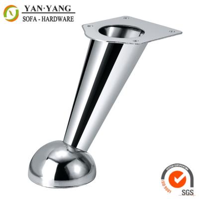 China 120mm high slanted shape furniture legs strong support stainless steel sofa legs SL-074 for sale