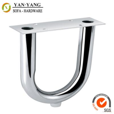 China 12cm high popular new style furniture feet iron metal bend shaped sofa feet SL-130 for sale
