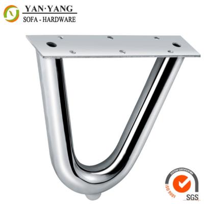 China 10cm high furniture leg iron metal modern V shaped sofa feet SL-132 for sale
