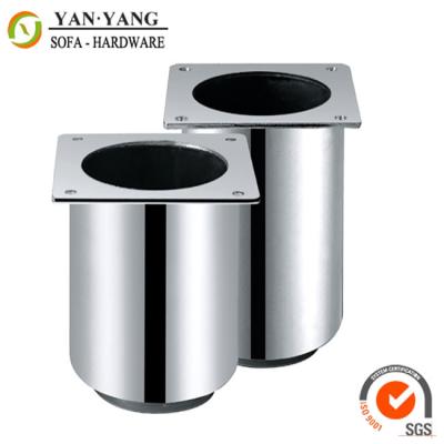 China 80mm high durable furniture parts round shaped metal sofa feet cabinet feet SL-020 for sale