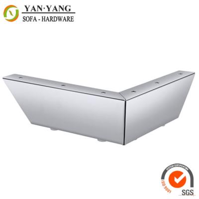 China 70mm high glossy shiny corner furniture leg chrome iron sofa leg SL-115 for sale