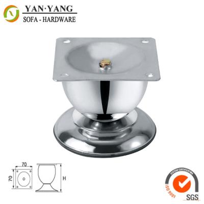 China 60mm high durable furniture parts trumped shaped metal sofa feet cabinet feet SL-003 for sale