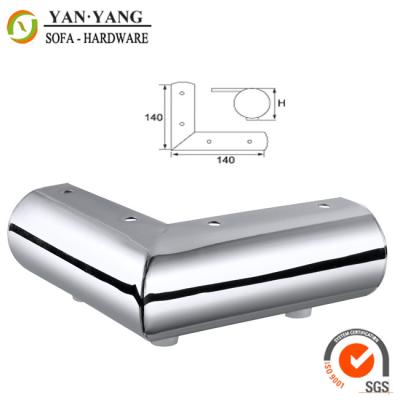 China 55mm high glossy shiny corner furniture leg modern sofa leg SL-081 for sale