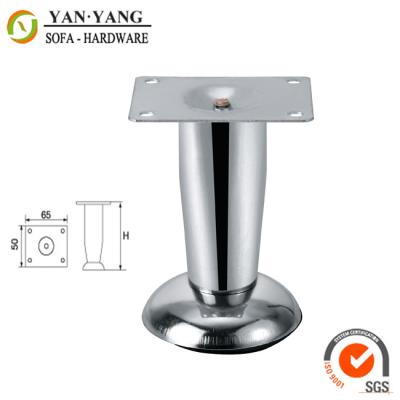 China 60mm high durable furniture hardware iron chrome metal sofa feet SL-052 for sale