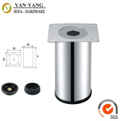 China 120mm high chrome metal table legs factory price round furniture legs SL-257 for sale