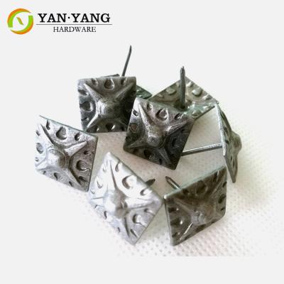 China Customized square head Decorative Iron sofa Nails for furniture for sale