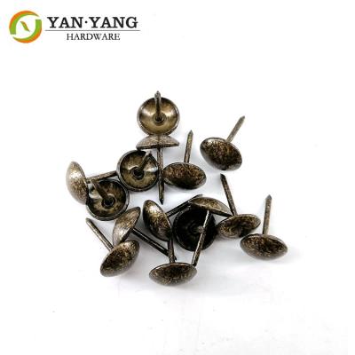China Customized round head Decorative Iron sofa Nails for furniture for sale