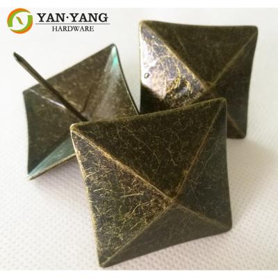 China Furniture Decorative Sofa Nail, Brass Square Heads for Sofa for sale