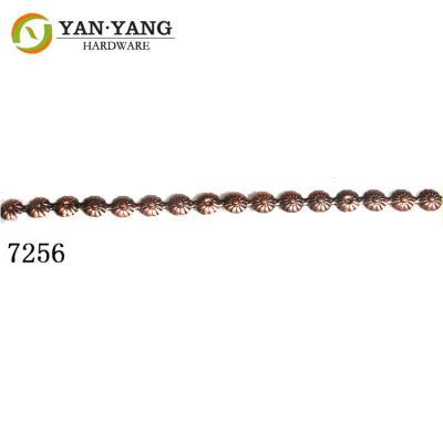 China Furniture accessories for sofa Decorative iron nail strip metal strip for sale